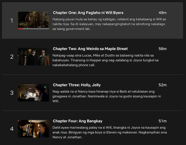 Subscribers can now enjoy Netflix shows like 'The Watcher' and 'Stranger Things' in Filipino ...